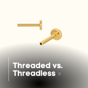 Threaded vs. Threadless Jewelry: What's the Difference? – Lulu Ave