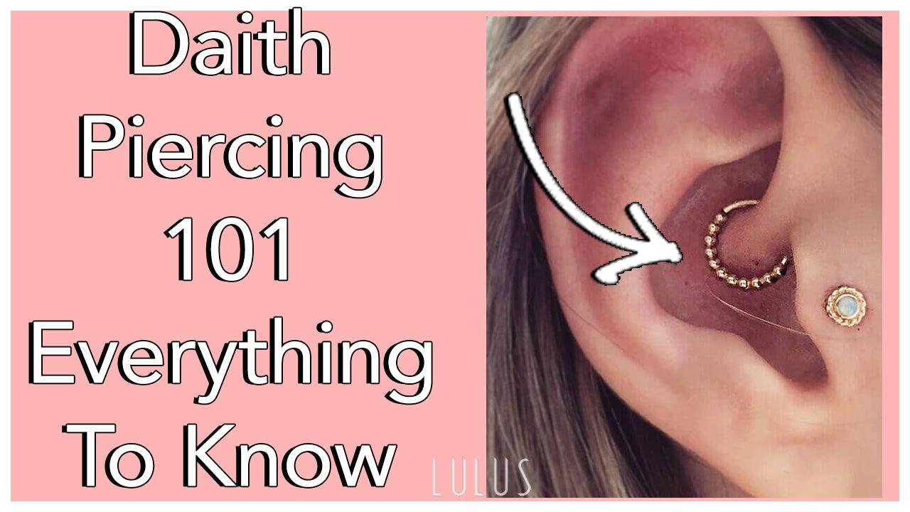 Daith Piercing 101 - Everything You Need To Know – Lulu Ave